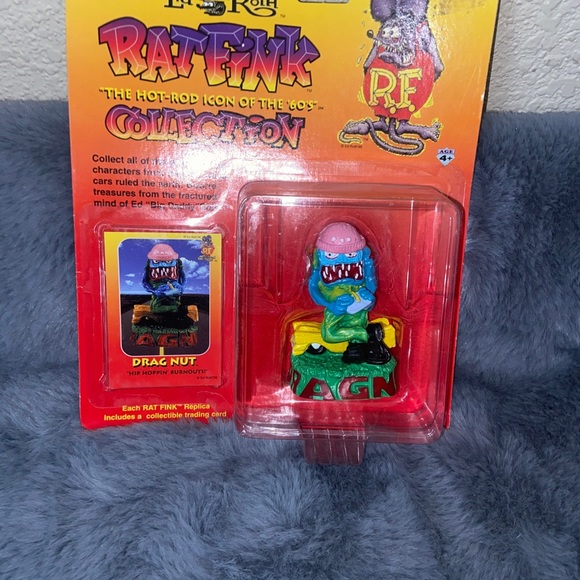 ed roth | Toys | Vintage Rat Fink Drag Nut Figure By Ed Big Daddy Roth ...